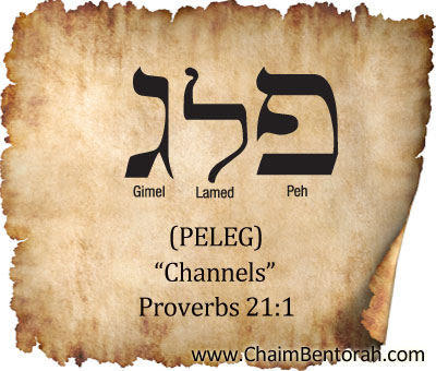 HEBREW WORD STUDY – CHANNELS – PELEG - Chaim Bentorah